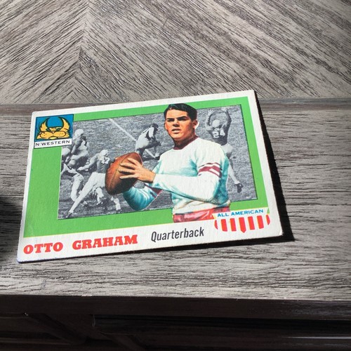 Original 1955 Topps All- American #12 Otto Graham Football Card- Fair ...
