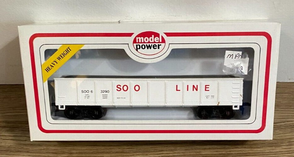 HO SCALE MODEL POWER HEAVY WEIGHT SOO LINE GONDOLA CAR | eBay