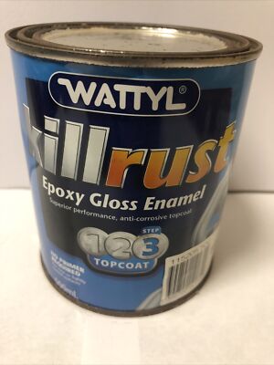 Wattyl Killrust Epoxy Gloss Enamel DEEP BRUNSWICK GREEN Topcoat 500ml ...