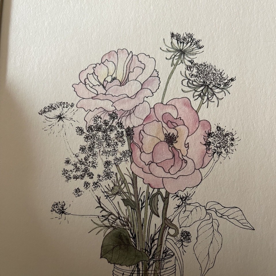 Mary Lou Goertzen Color Litho "Wild Flowers " Art Signed | eBay