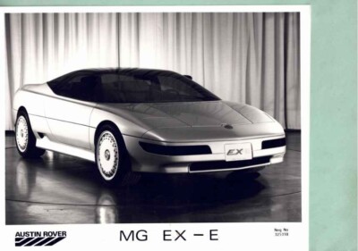 photo de presse / press photo original MG EX-E Concept 1985 | eBay