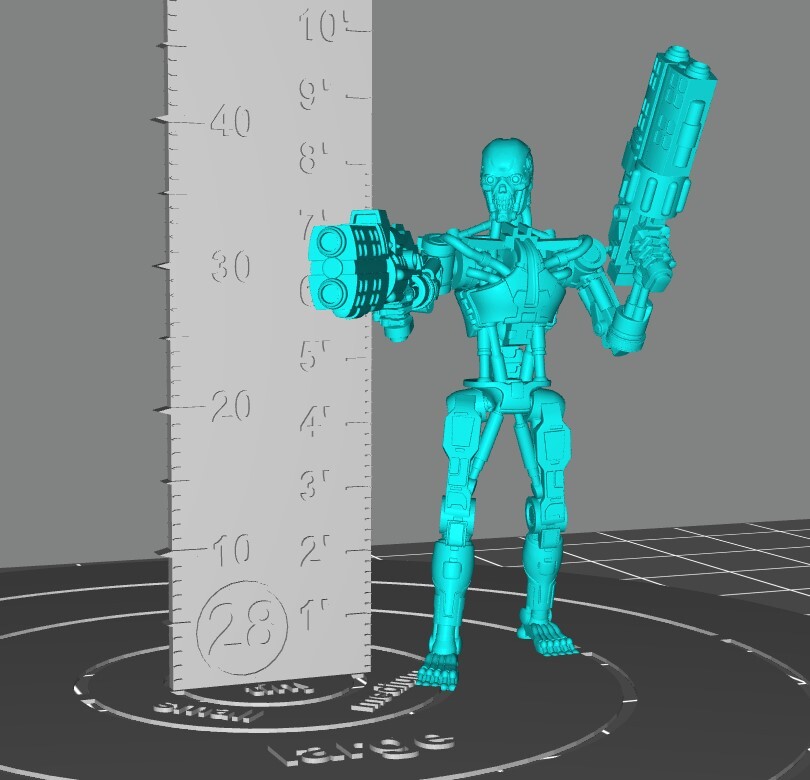 Exterminator E-800 - Papsikels - Sci-Fi Wargaming Terminator 32mm ...