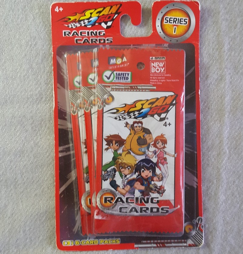NEW OTHER - Series 1 Scan2Go Racing Cards (4 Packs X 3 Per Pack = 72 ...