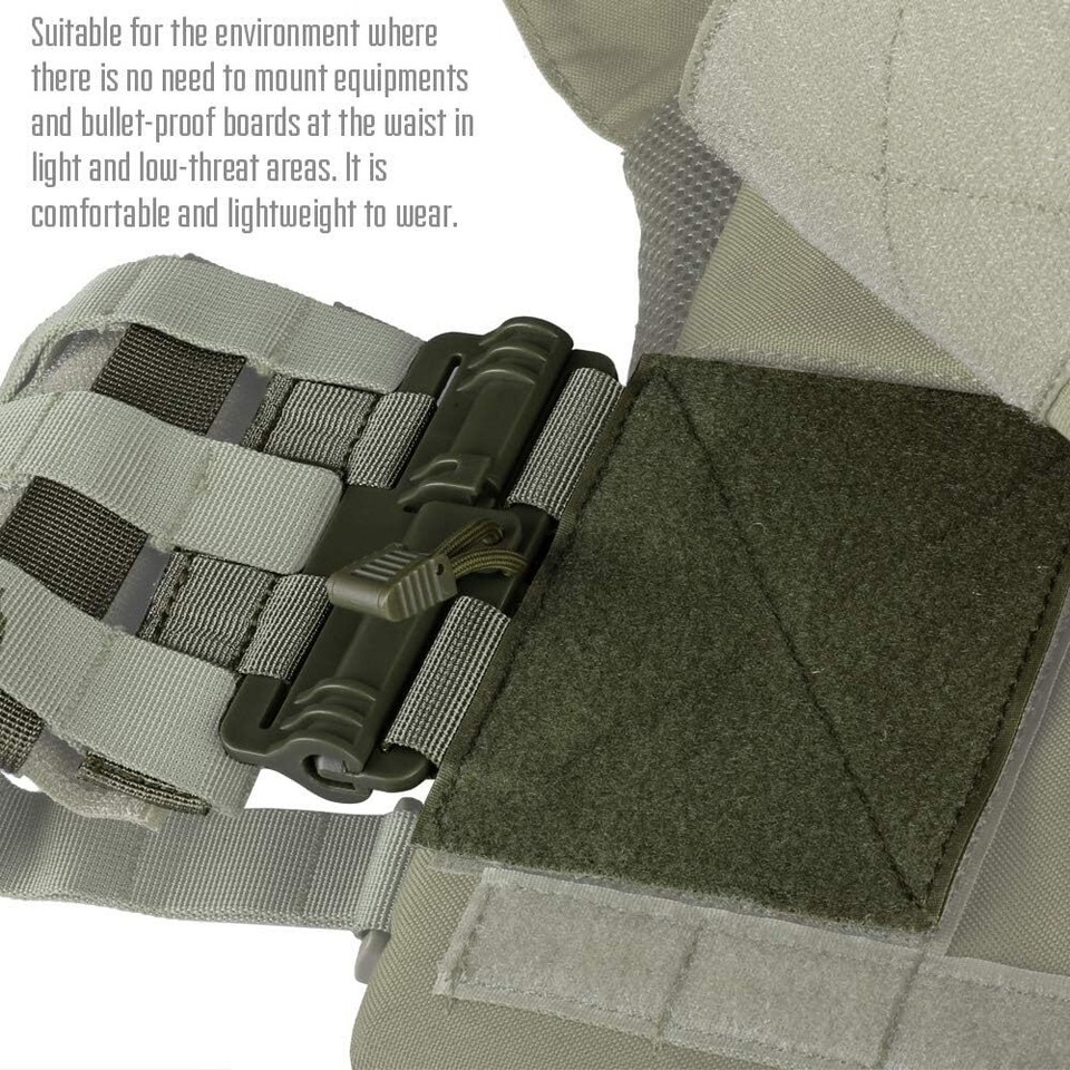 MOLLE Quick Release Buckle Set Tube Cummerbund Adapter for Tactical ...