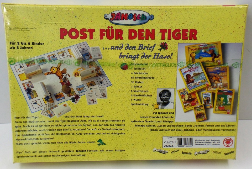 ASS - Janosch Post für den Tiger - Kinderspiel - NEU - Eingeschweißt | eBay