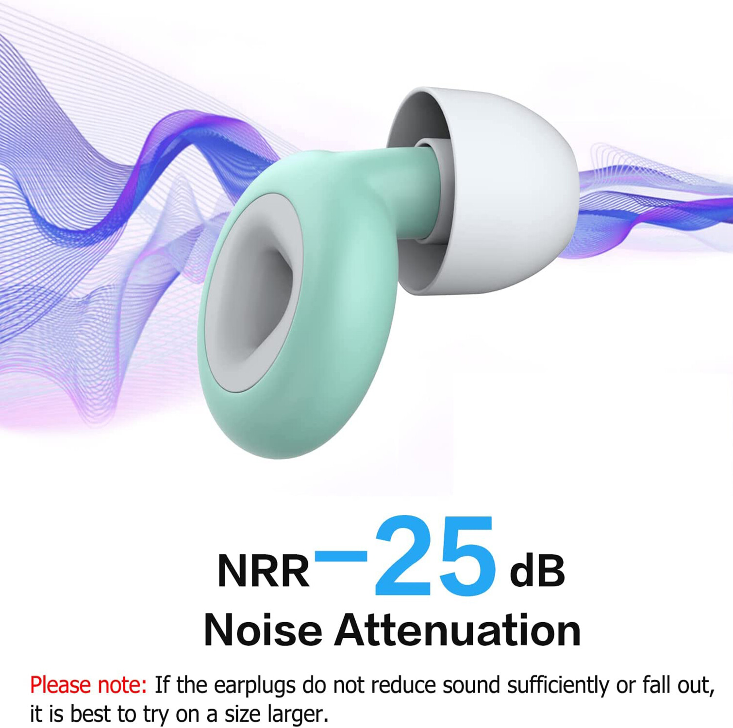 Noise Reduction Flexible Ultra Soft Reusable Silicone Ear Plug Study ...