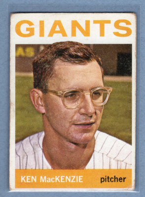 1964 Topps #297 Ken MacKenzie (j) VG GO441 | eBay