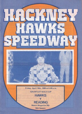 Vintage Speedway Programmes - Hawks vs Reading April 1980 | eBay