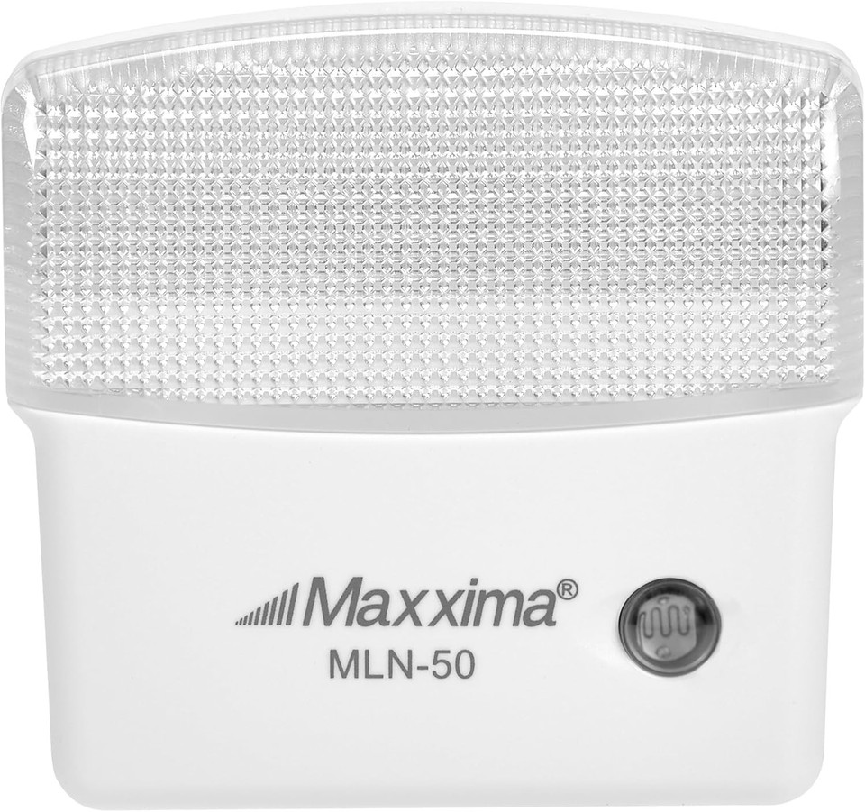 Maxxima LED Night Light with Dusk to Dawn Sensor - Cool White - 2 Pack ...