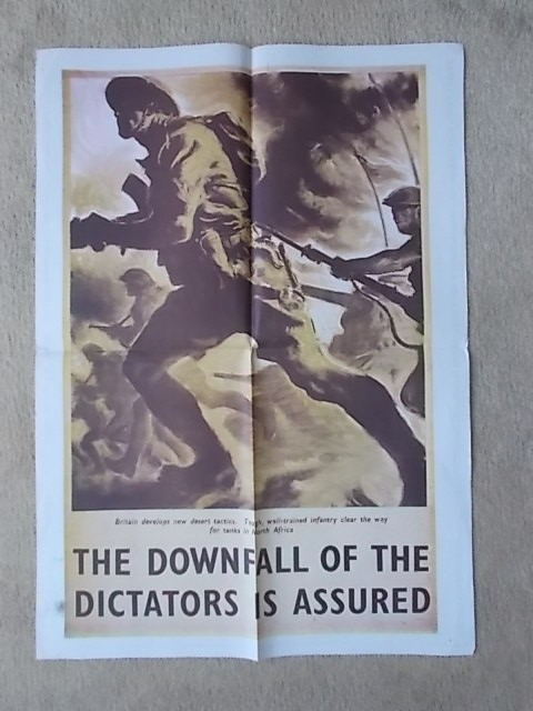 WW2 PROPOGANDA POSTER - THE DOWNFALL OF THE DICTATORS IS ASSURED | eBay