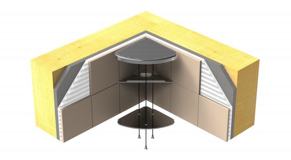 TileWare Victoria Series Corner Foot Prop / Shelf ALL COLORS for Shower ...