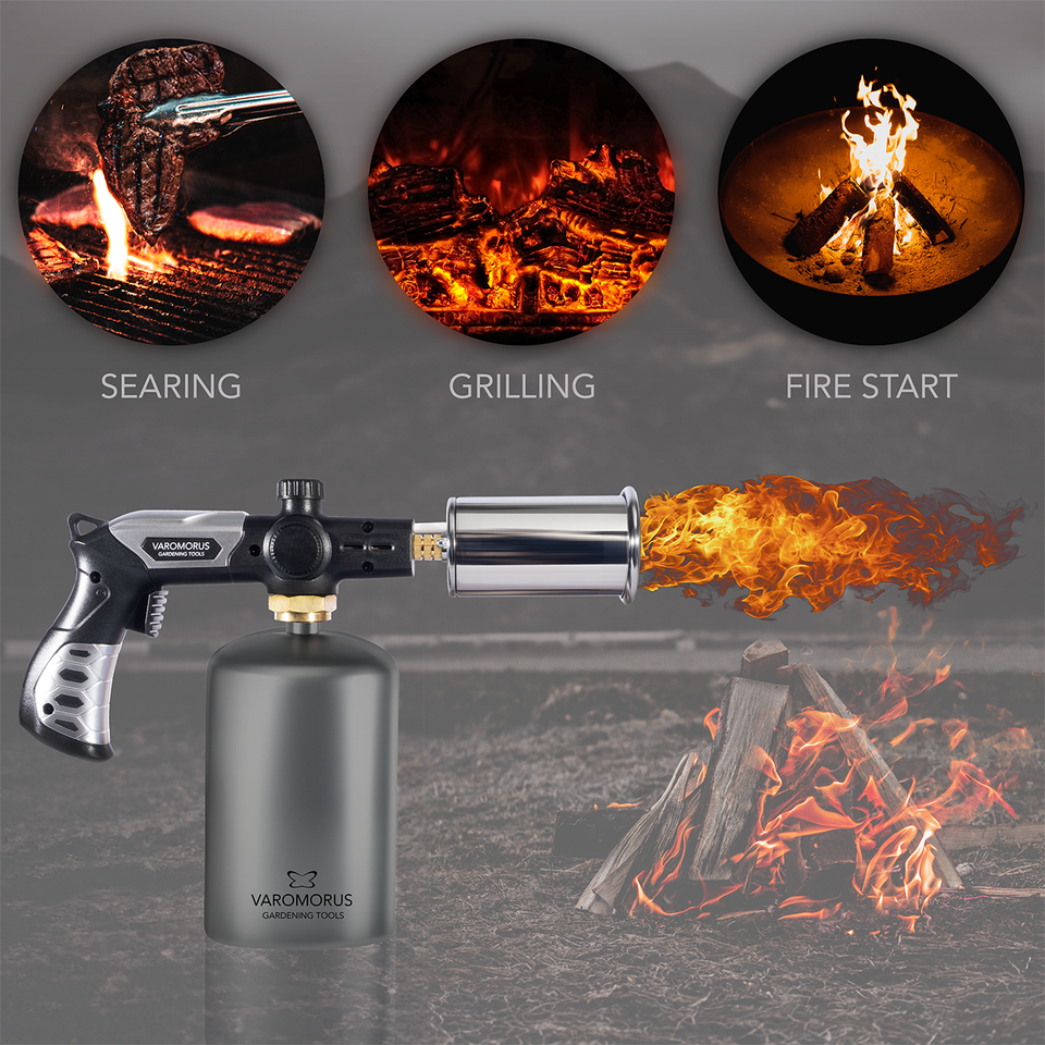 Varomorus Grill Gun Cooking Torch Lighter Propane Charcoal Fire Searing ...