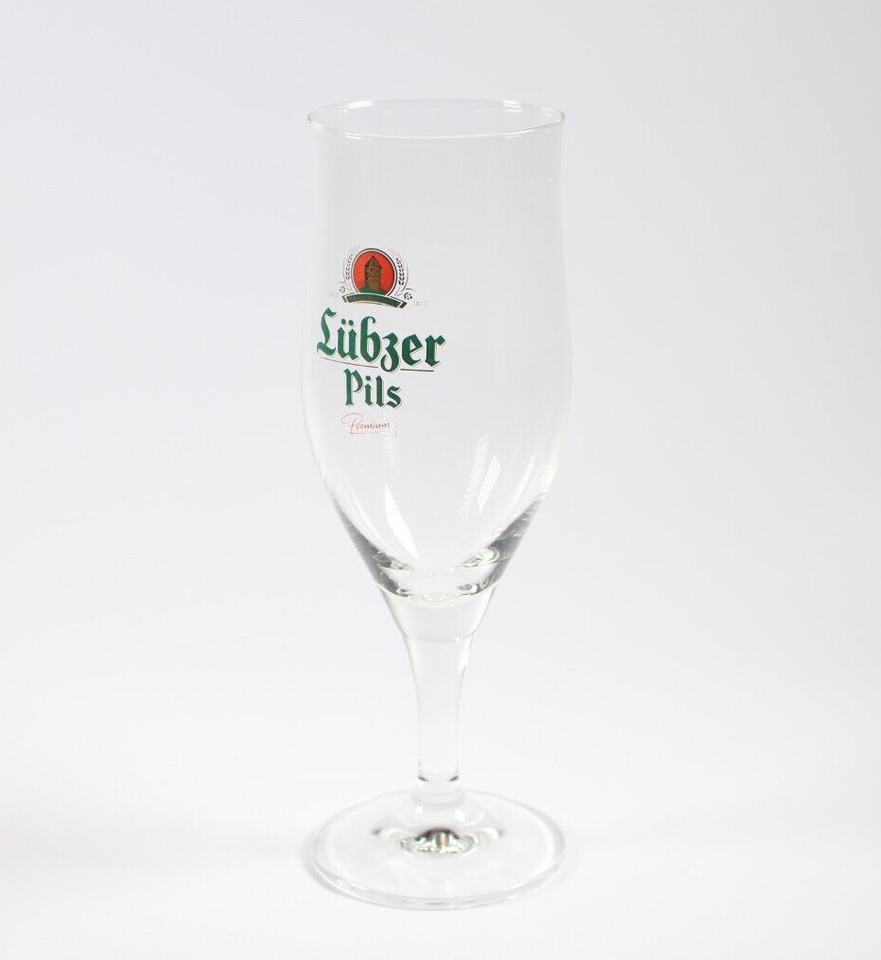 Lubzer Pils Premium German Beer Glass 0.3L Mecklenburgische Brauerei ...