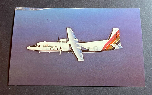 Air New England Fairchild-Hiller FH-227C N378NE Aircraft Postcard | eBay
