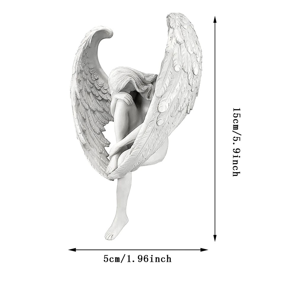 Redemption Angel Statue Creative Angel Sculpture Decoration Resin Craft ...