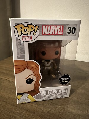 Funko Pop Marvel White Phoenix Conquest Comics Excl. Rare X-Men w/ Pop ...