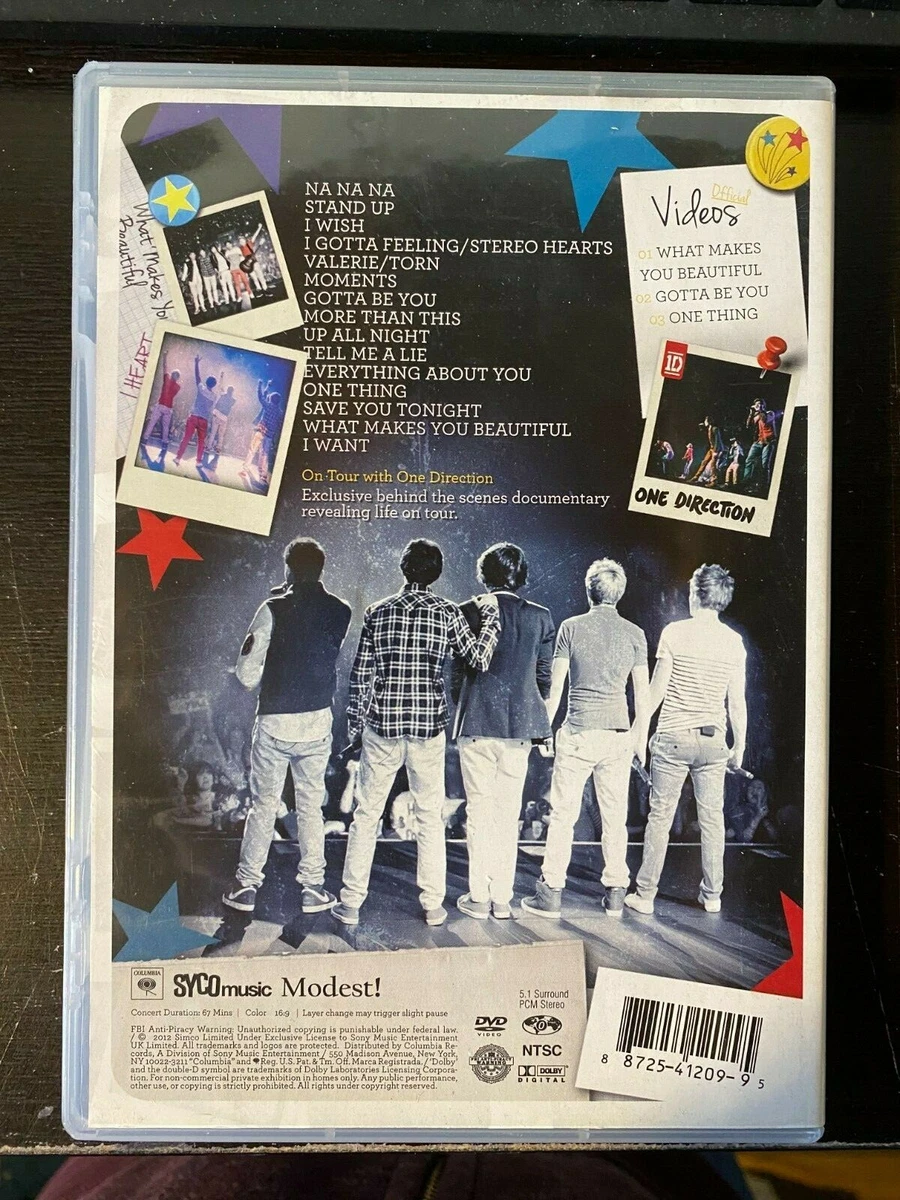 One Direction Live Concert Dvd