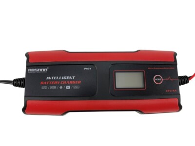 ABSAAR 12v 4A Intelligent 12V Motorcycle Motorbike Battery Charger ...