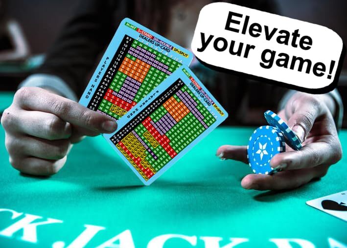 Basic Strategy Card for Blackjack | eBay