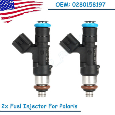 Set of 2 Fuel Injectors for Polaris RANGER CREW800 RANGER XP800 ...