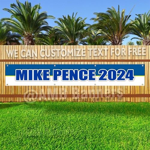MIKE PENCE 2024 XXL Banner Advertising Vinyl Sign Many LARGE SIZES ...