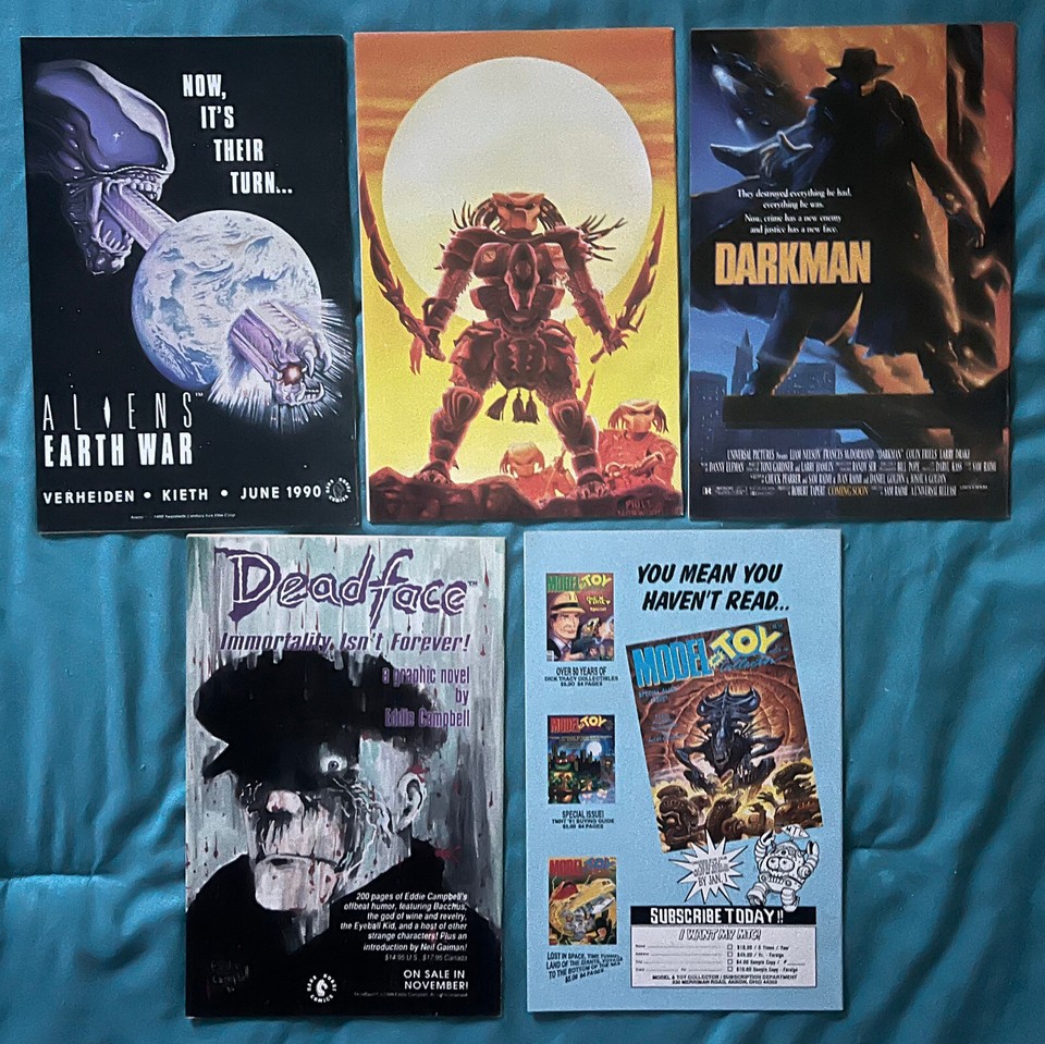 Aliens vs. Predator LOT #0-4 - Issue #0 Signed by Mike Mignola. (8.0/8. ...