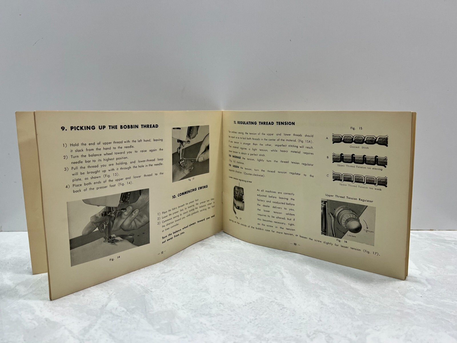 Original Elgin Zig Zag Sewing Machine Instructions Manual User Guide ...