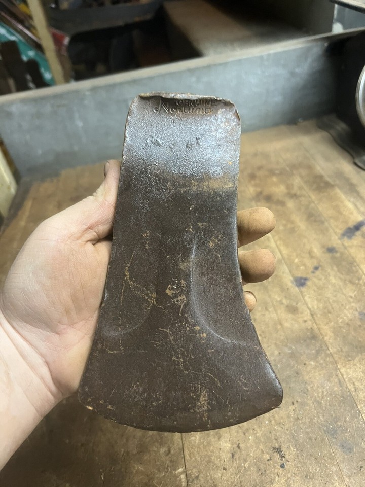 Vintage Old 3.5 Lb Genuine Norlund Bevel Phantom Bit Axe Head Tool Cracked USA | eBay