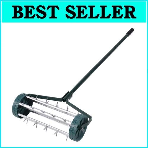 Lightweight 18-Inch Lawn Aerator with Space-Saving Design - Effortless ...