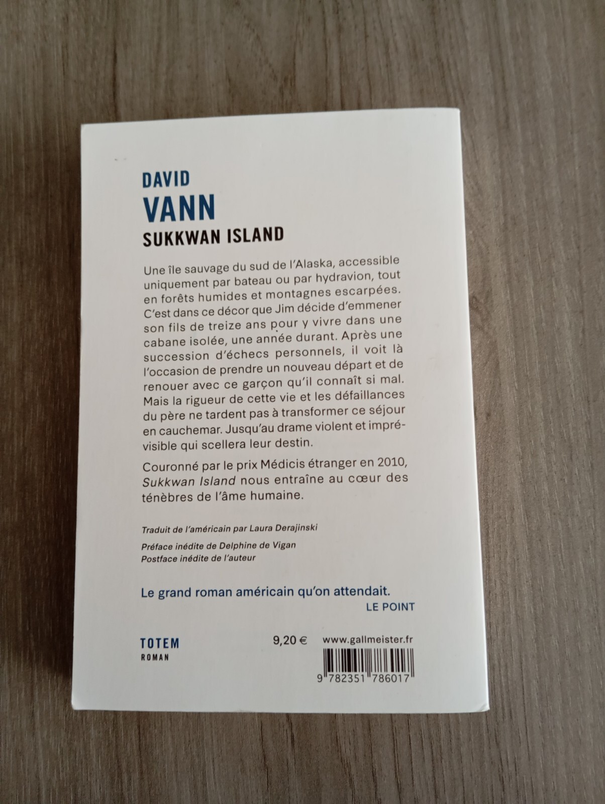 "Sukkwan Island" David Vann/ Très bon état/ Totem, Gallmeister/ 2021/ Livre poch | eBay