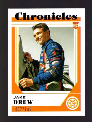 2023 CHRONICLES NASCAR RACING BLUE #14 JAKE DREW RC 57/199 | eBay