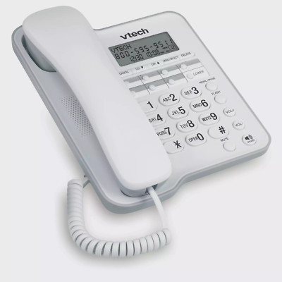VTech Landline Phone Corded Home Office Desk Wall Telephone Large ...