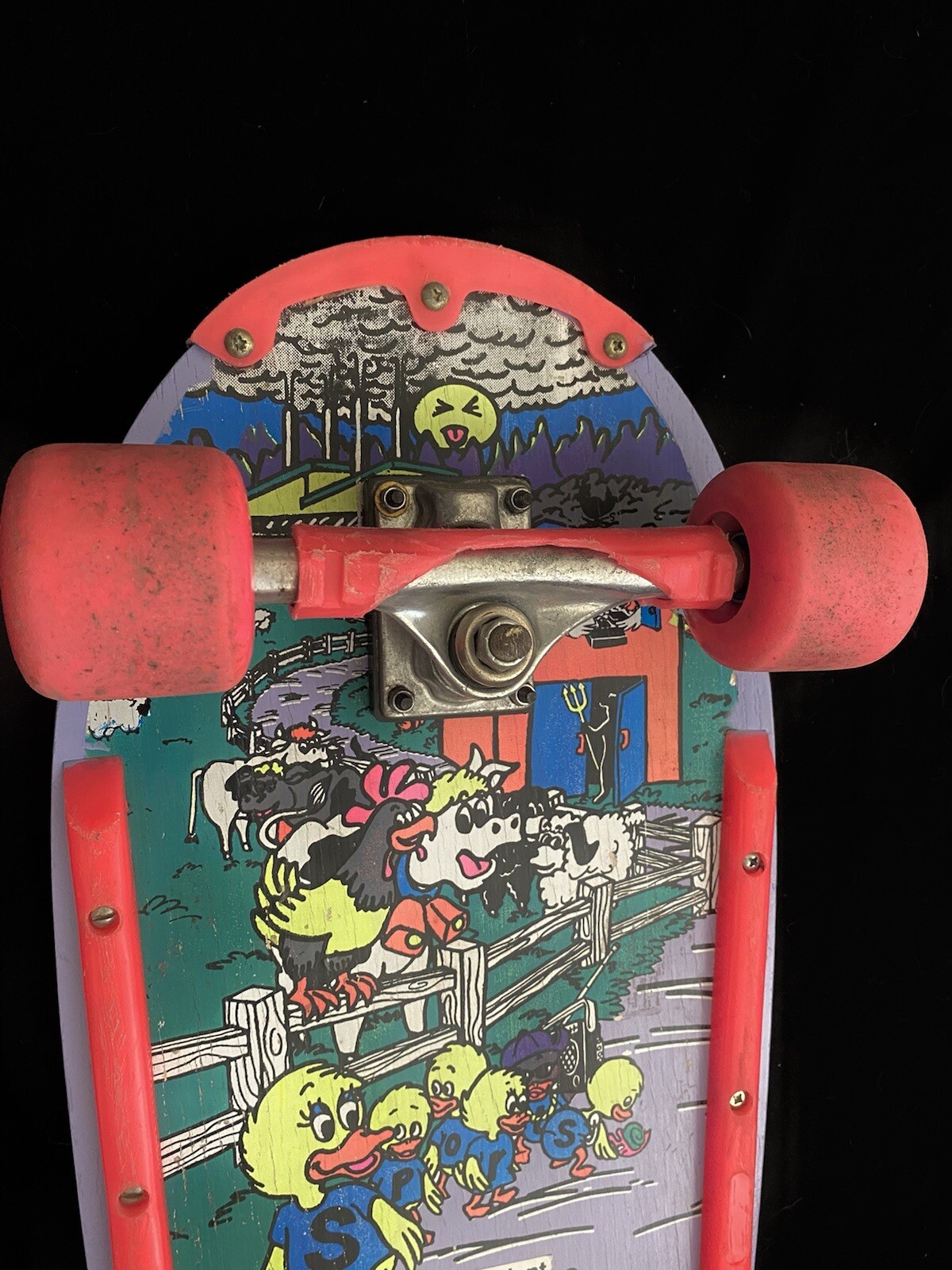 VINTAGE 1980s Rolls Racer Street Plant Mike Vallely Barnyard Skateboard ...