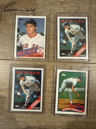 LOT Roger Clemens MLB Baseball (64) Card Lot Boston Red Sox Rookie RC ...