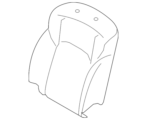 Genuine Nissan Seat Back Pad 87661-6JD0A | eBay