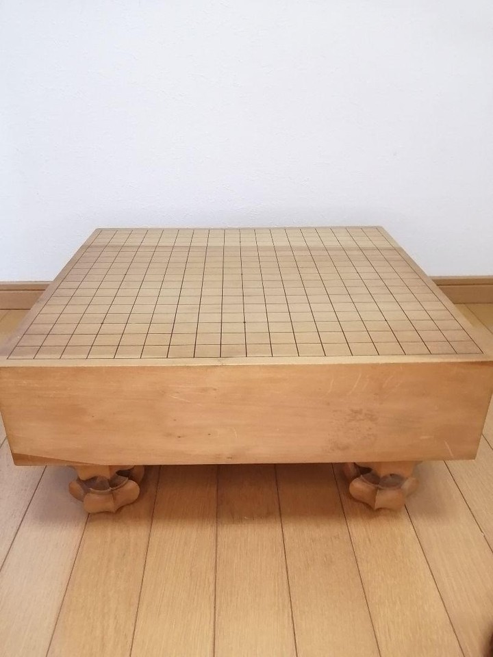 Vintage Japanese Go Board Set with Legs Heso Go Stones Wooden ...