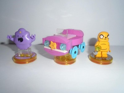 LEGO DIMENSIONS 71246~LUMPY SPACE PRINCESS, JAKE, CAR~NICE | eBay
