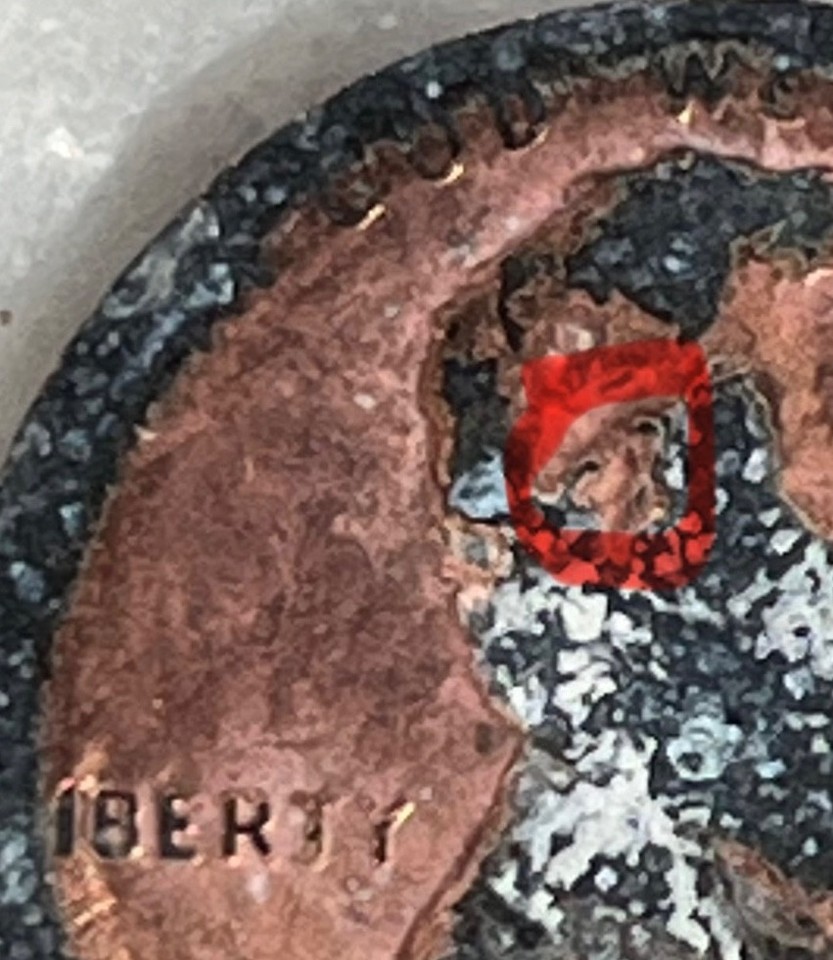 2016 US Penny MANY FLAWS “IBERTY “,Clad, DDO,DDR,STRIKE THROUGH No mark ...