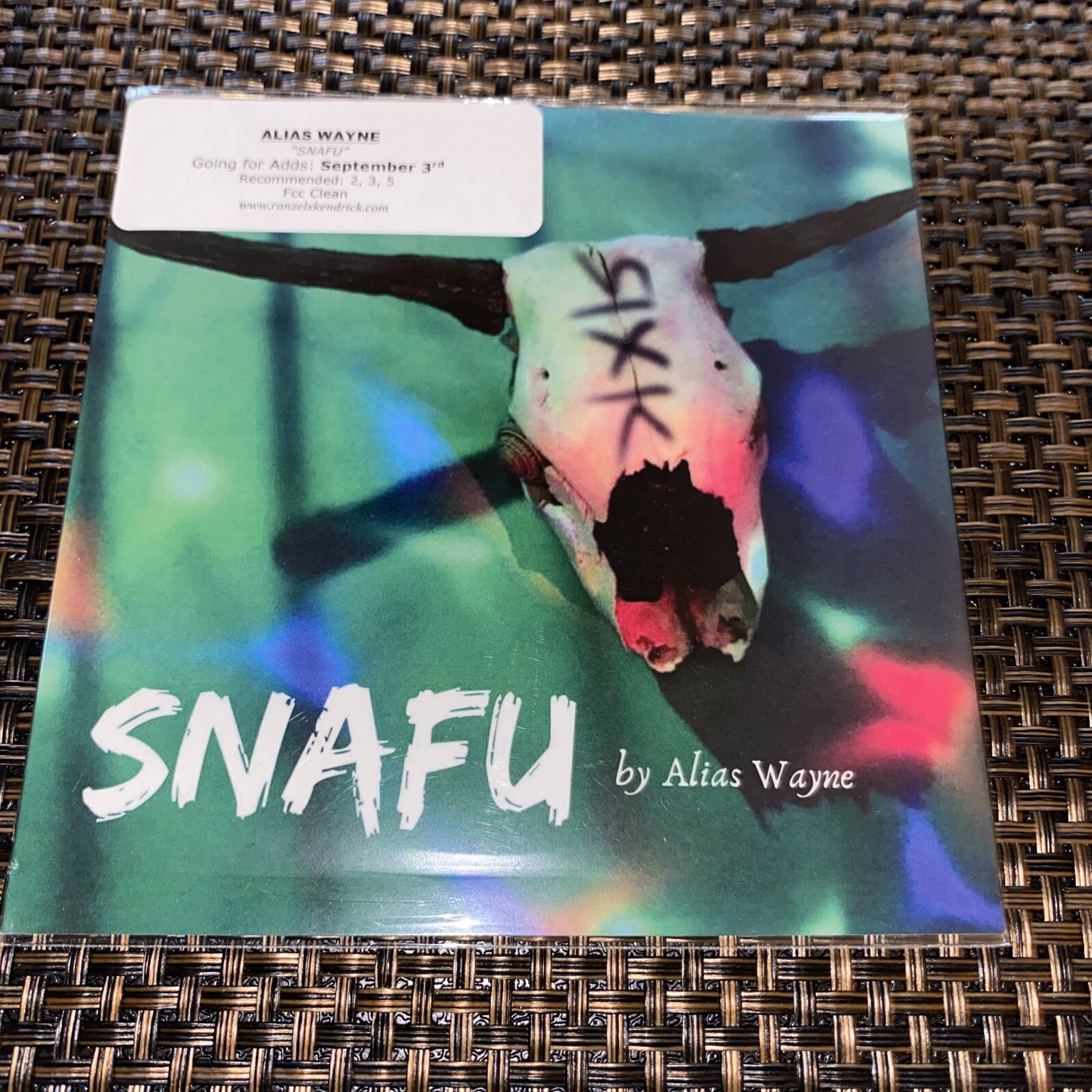 ALIAS WAYNE Snafu CD RARE OOP PROMO ONLY DJ ACETATE Ring of Fire JAZZ ...