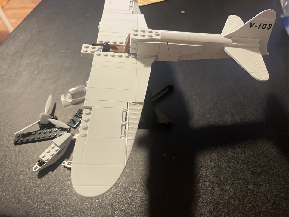 Cobi Mitsubishi A6M2 "Zero-Sen" WWII Fighter Plane Incomplete Japanese ...