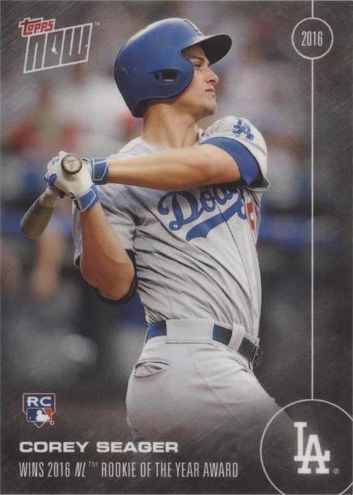 2016 Topps Now - Topps Online Exclusive Off-Season Award Winners Corey Seager #OS-16A /1040 (RC ...