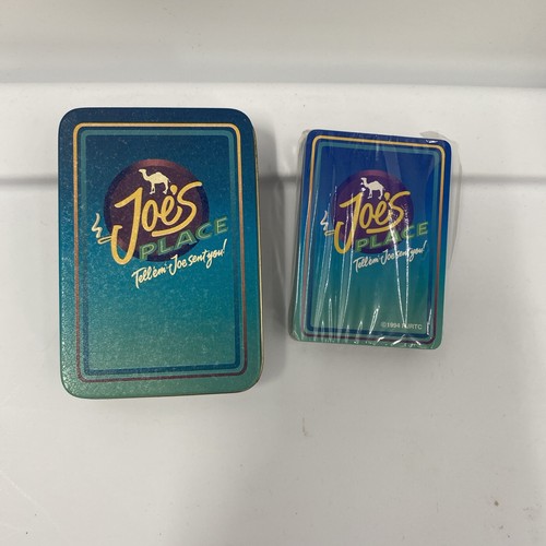 VINTAGE CAMEL CIGARETTES JOE’S PLACE PLAYING CARDS IN TIN 1994 | eBay