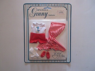 The World of Ginny Fashions red/white striped outfit | eBay