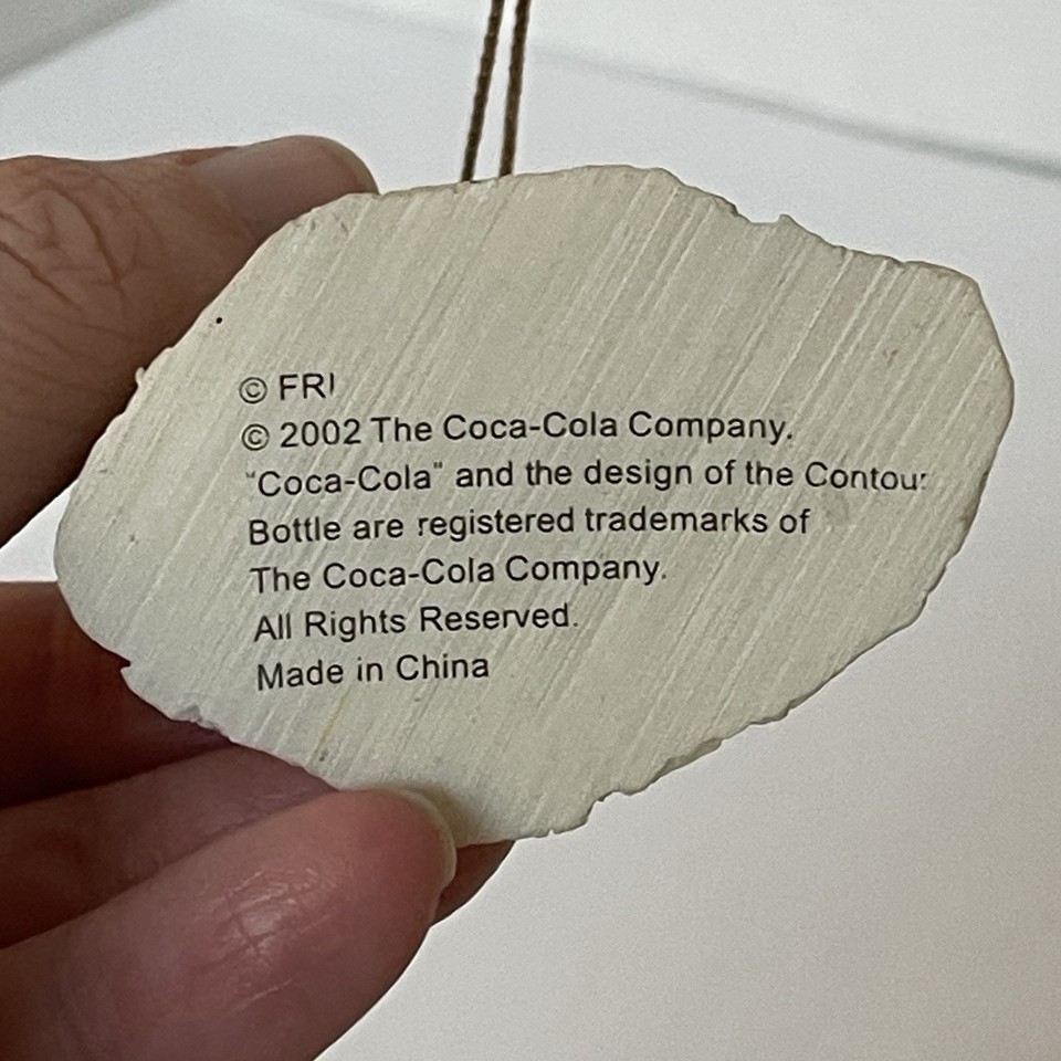 Vtg 2002 Frisch's Big Boy/Coca-Cola Coke Holiday Resin Christmas Tree ...