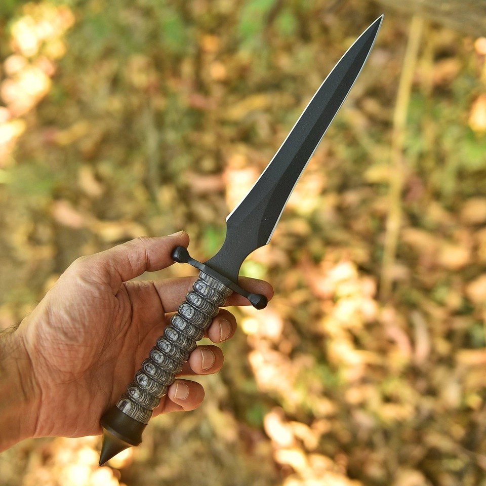 Vintage V42 Dagger US Special Forces WWII Fixed War Knife Double Edged ...
