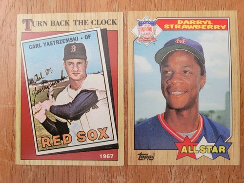 1987 Topps Hall Of Fame Lot. Includes Larkin and Palmeiro Rookie Cards ...
