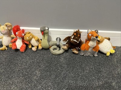 The Gruffalo, snake, squirrel, mouse, fox, owl 5-7" soft plush toy ...