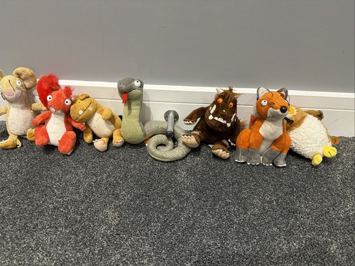 The Gruffalo, snake, squirrel, mouse, fox, owl 5-7" soft plush toy ...