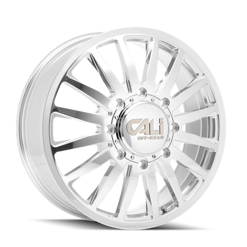 CALI OFF-ROAD SUMMIT DUALLY REAR 9110 POLISHED 20X8.25 8-210 -192MM 154 ...