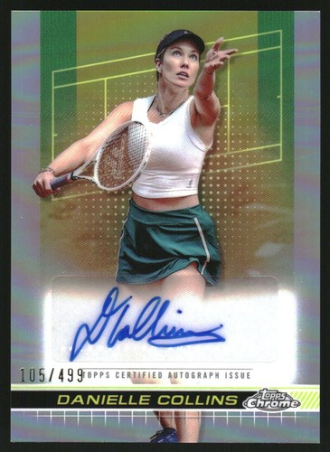2024 Topps Chrome Tennis Autographs I Refractors #TCADCS Danielle ...